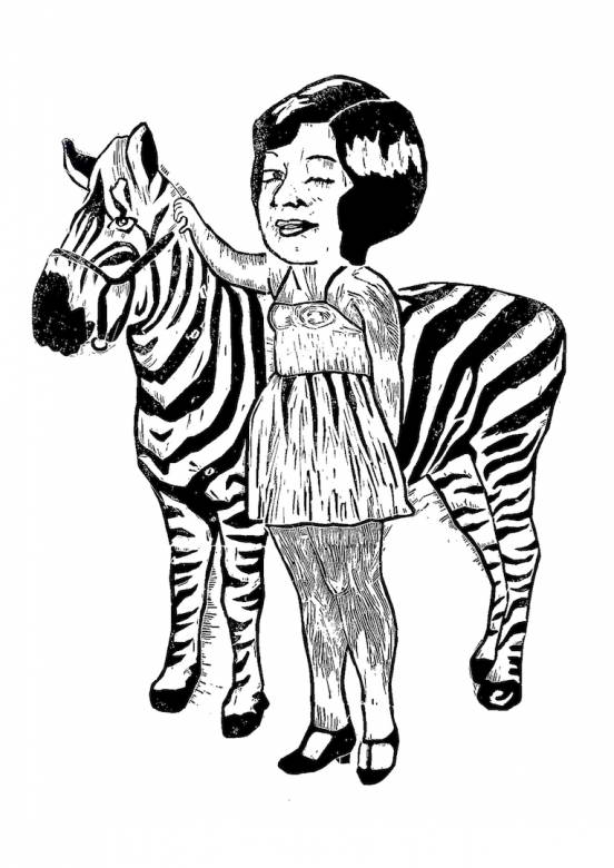 Zebra girl | Beauton Art Gallery