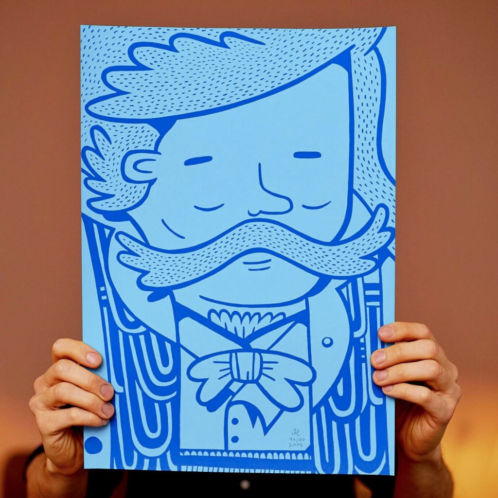 Blue Gentleman | Beauton Art Gallery