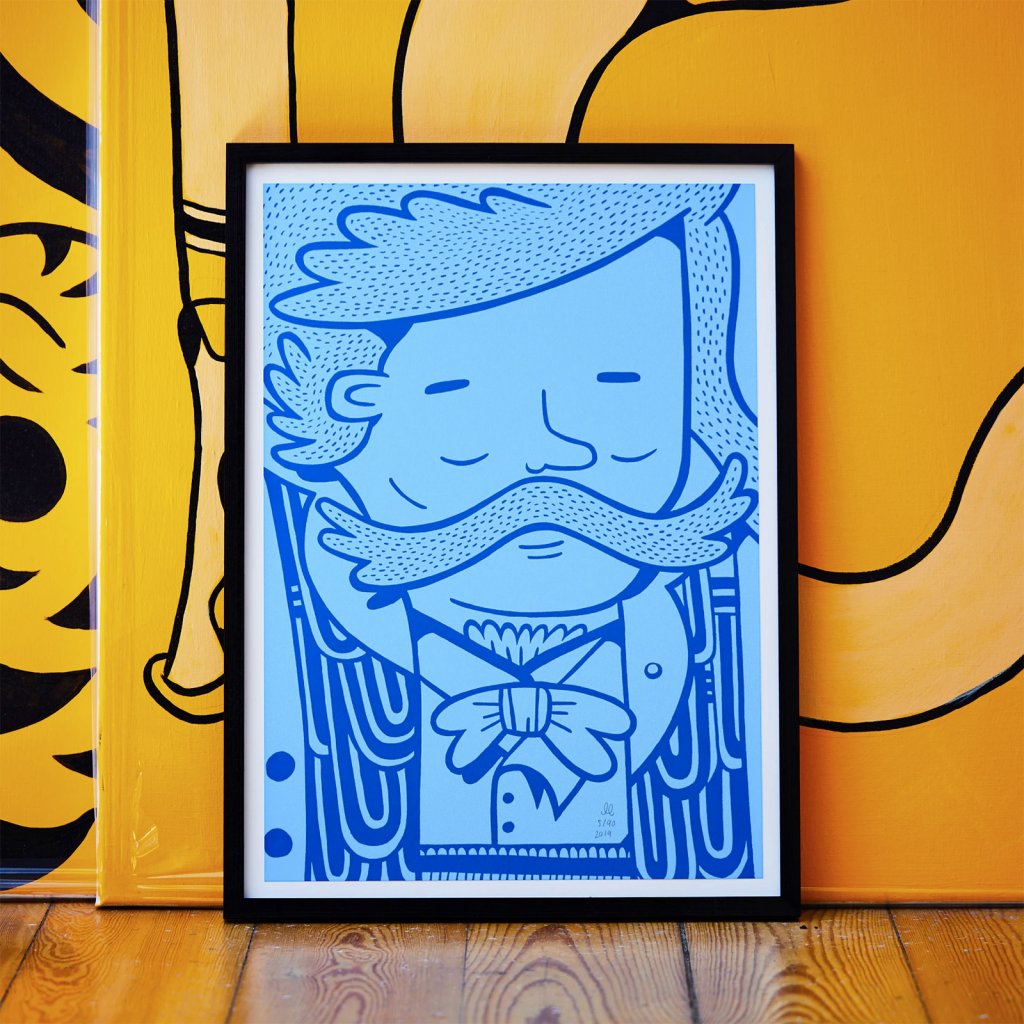 Blue Gentleman | Beauton Art Gallery