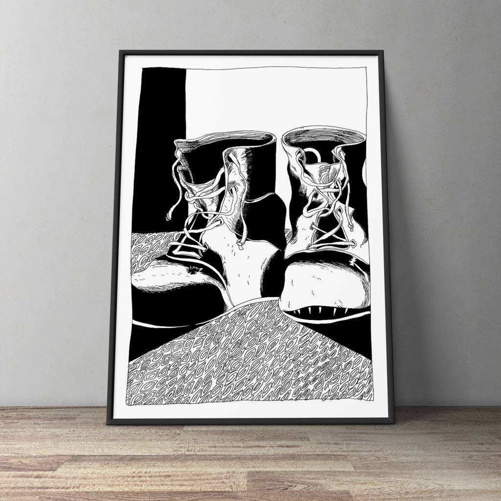 Knut Hamsuns Sko | Beauton Art Gallery