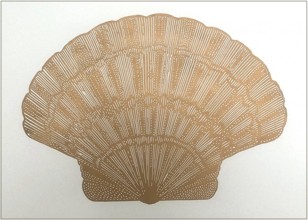 Musling-Seashell Gold/Sand | Beauton Art Gallery