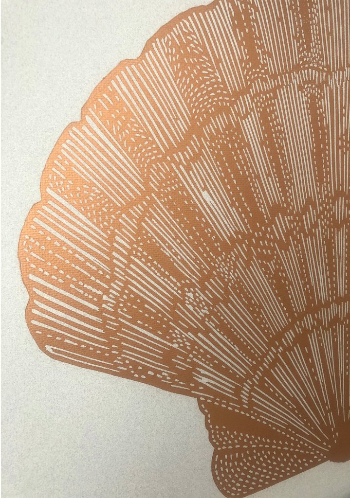 Musling-Seashell Gold/Sand | Beauton Art Gallery