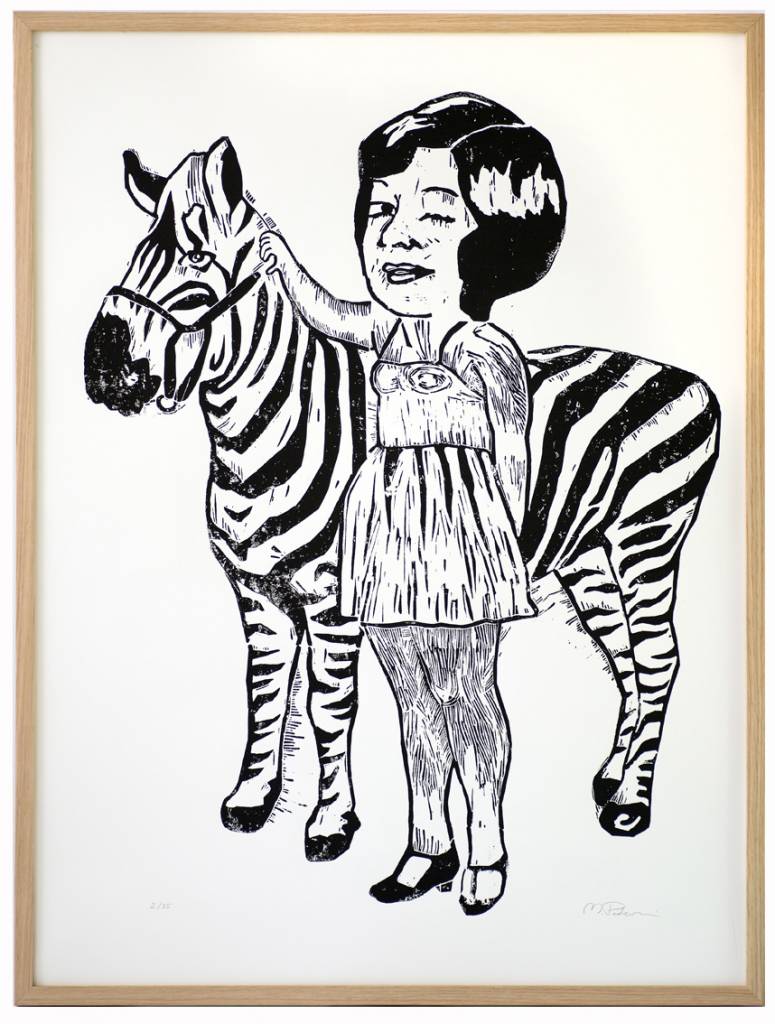 Zebra girl | Beauton Art Gallery